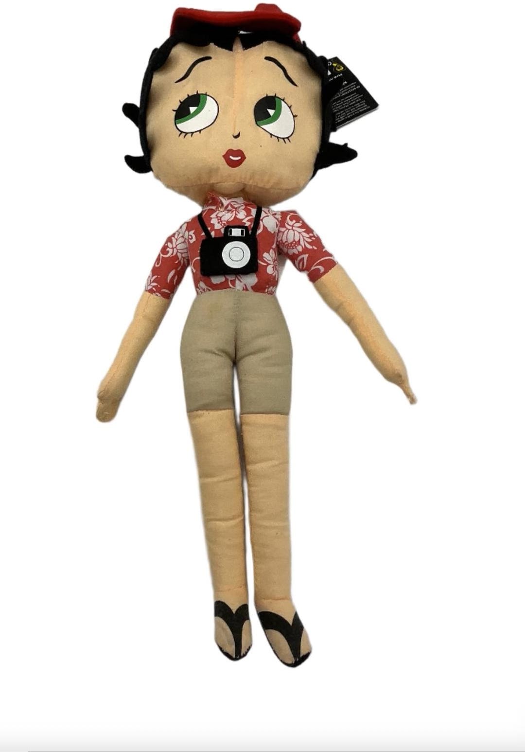 Gorgeous Collectible Betty Boop Push Toy, Doll as Summer Tourist ...
