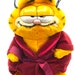 Gorgeous Collectible and Vintage Garfield Stuffed Animal With Red Robe ...