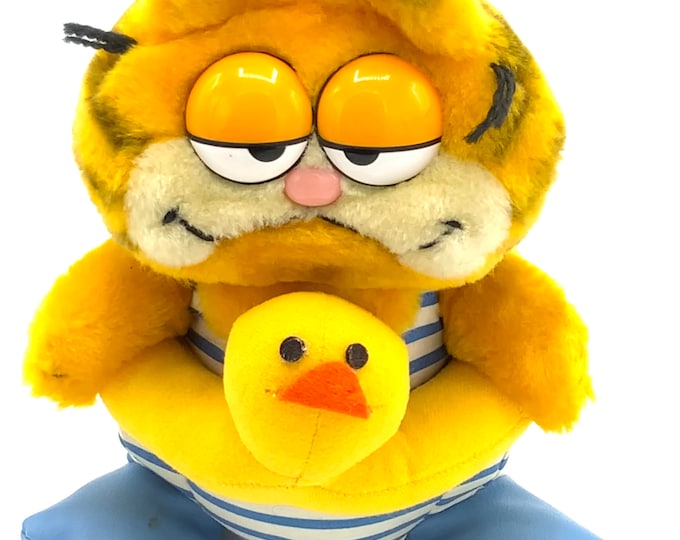 Gorgeous Collectible and Vintage Garfield and Duck Swim Stuffed Animal ...