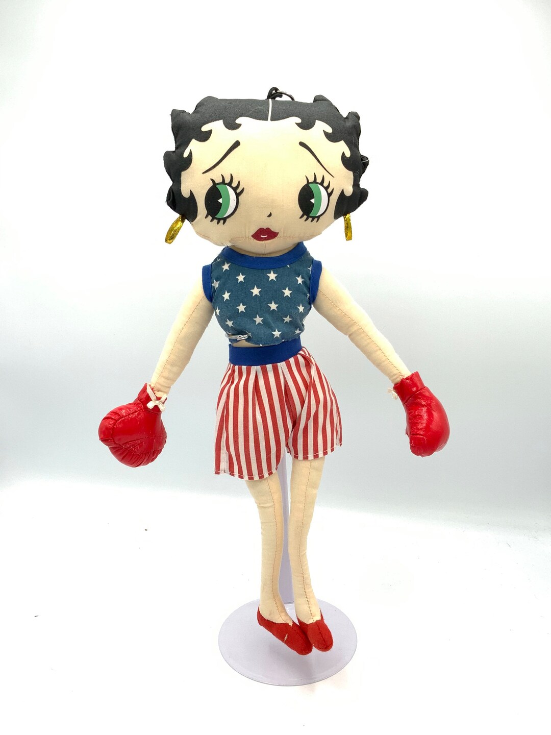Gorgeous Collectible Betty Boop as American Boxer Doll, Stuffed. - Etsy