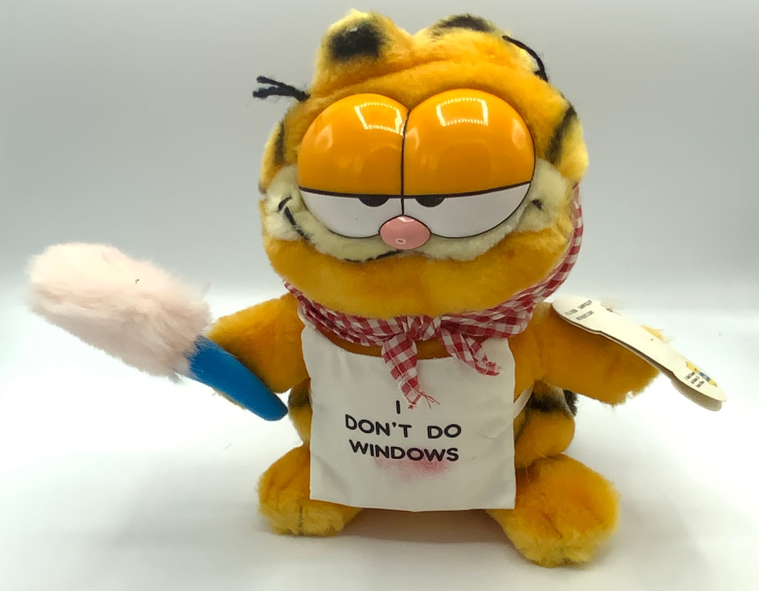Gorgeous Collectible and Vintage and Garfield Cleaning, Stuffed, Cat ...
