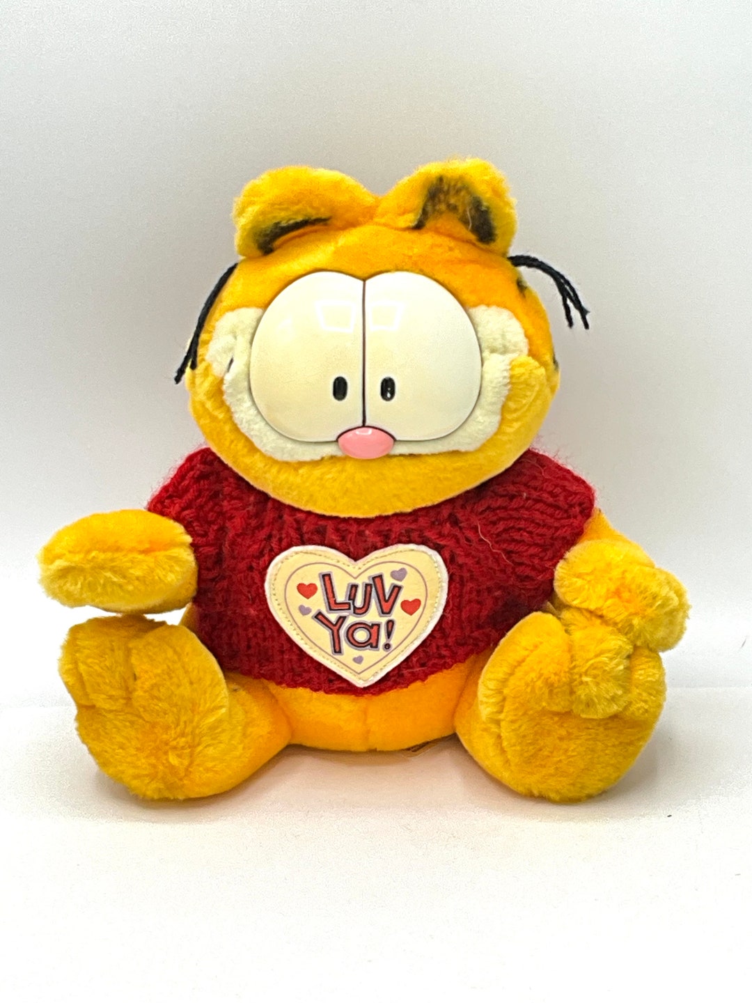 Gorgeous Collectible and Vintage Garfield Happy Luv Ya, Stuffed Animal ...