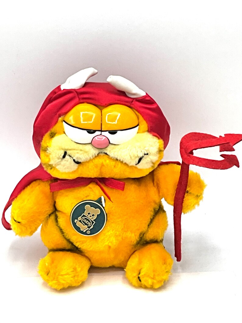 Gorgeous Collectible and Vintage Garfield Red Devil With - Etsy