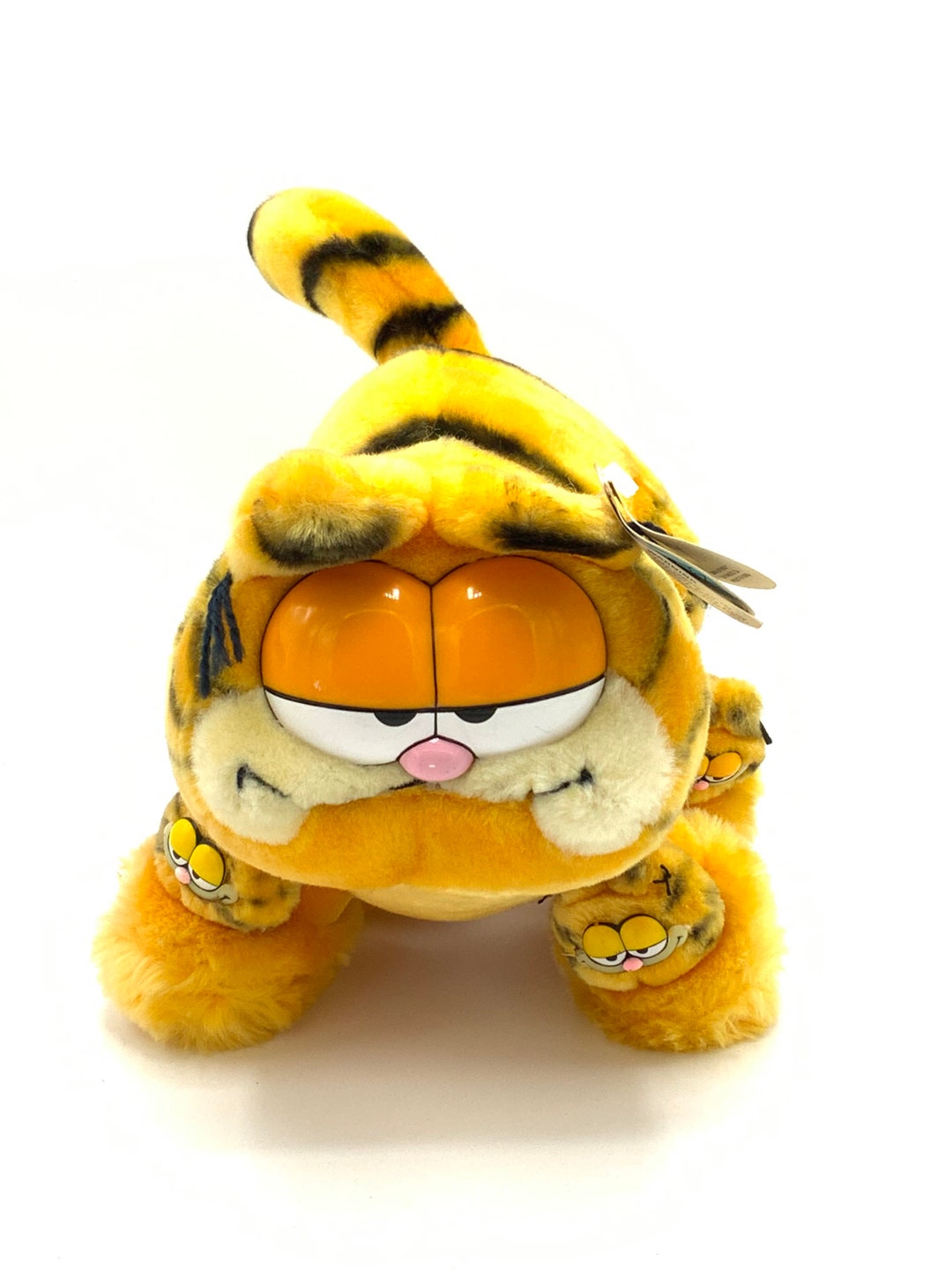 Gorgeous Collectible and Vintage Garfield Stuffed Animal With Slippers ...