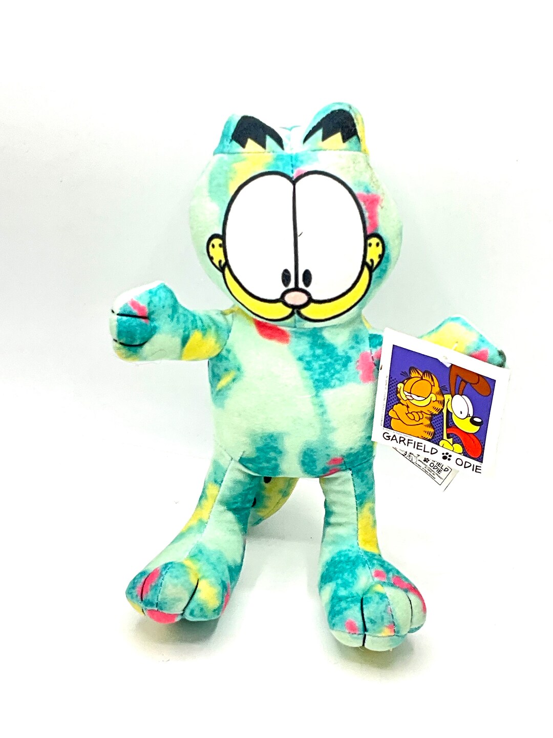 Gorgeous Collectible and Vintage Stuffed Garfield Light Green Tones ...
