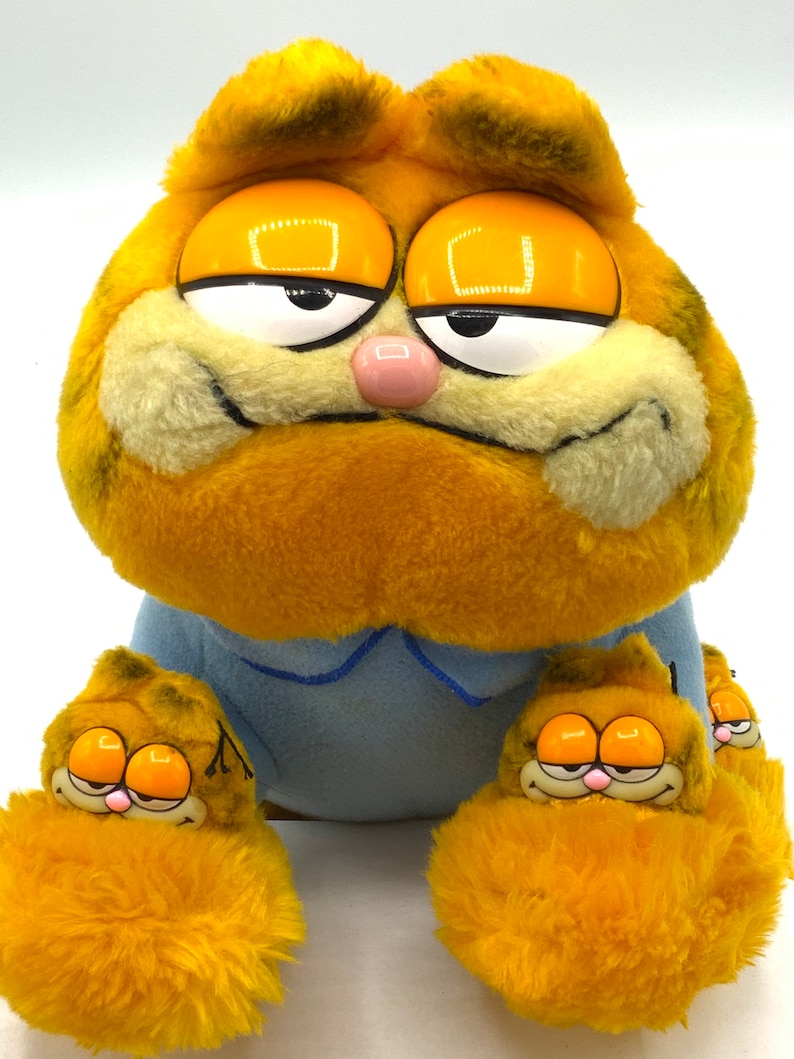 Gorgeous Collectible and Vintage Garfield With PJ and Slippers. - Etsy