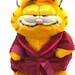 Gorgeous Collectible and Vintage Garfield Stuffed Animal With Red Robe ...