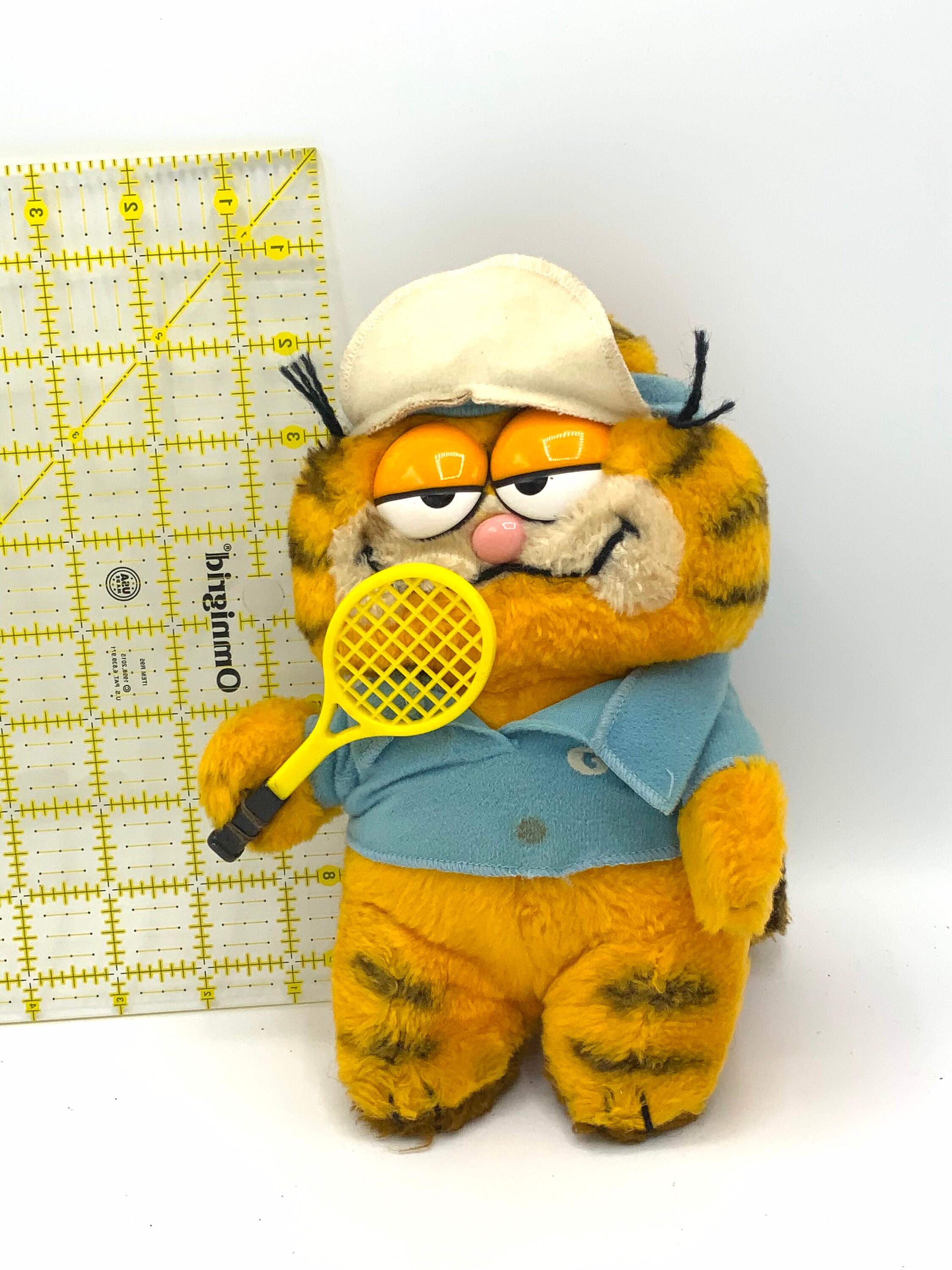 Gorgeous Collectible and Vintage Garfield is Playing Tennis - Etsy
