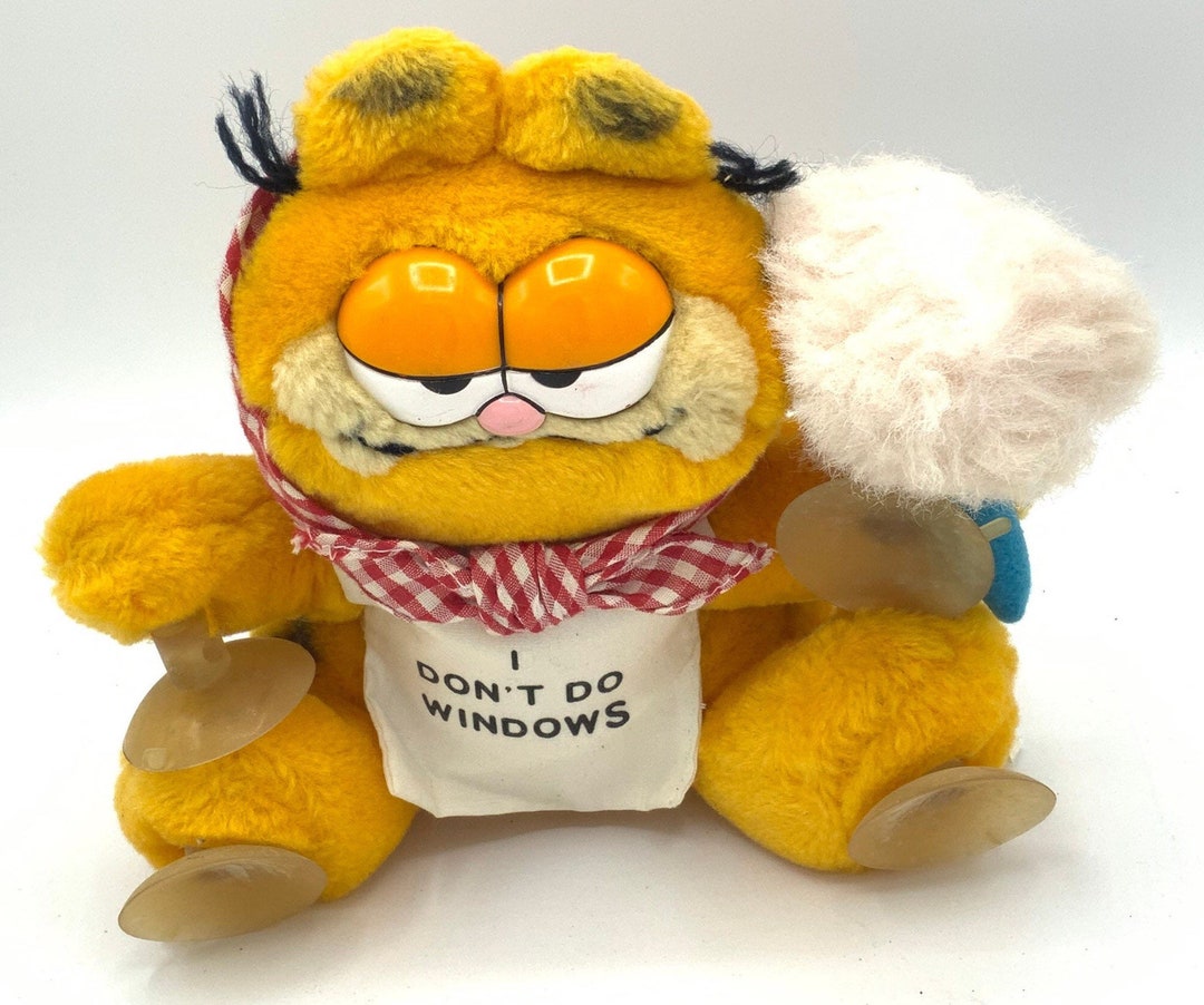 Gorgeous Collectible and Vintage and Garfield Cleaning, Suction Cup ...