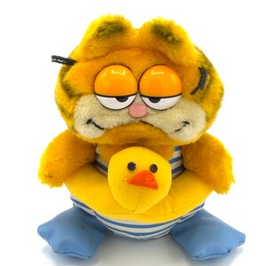 Gorgeous Collectible and Vintage Garfield and Duck Swim Stuffed Animal ...