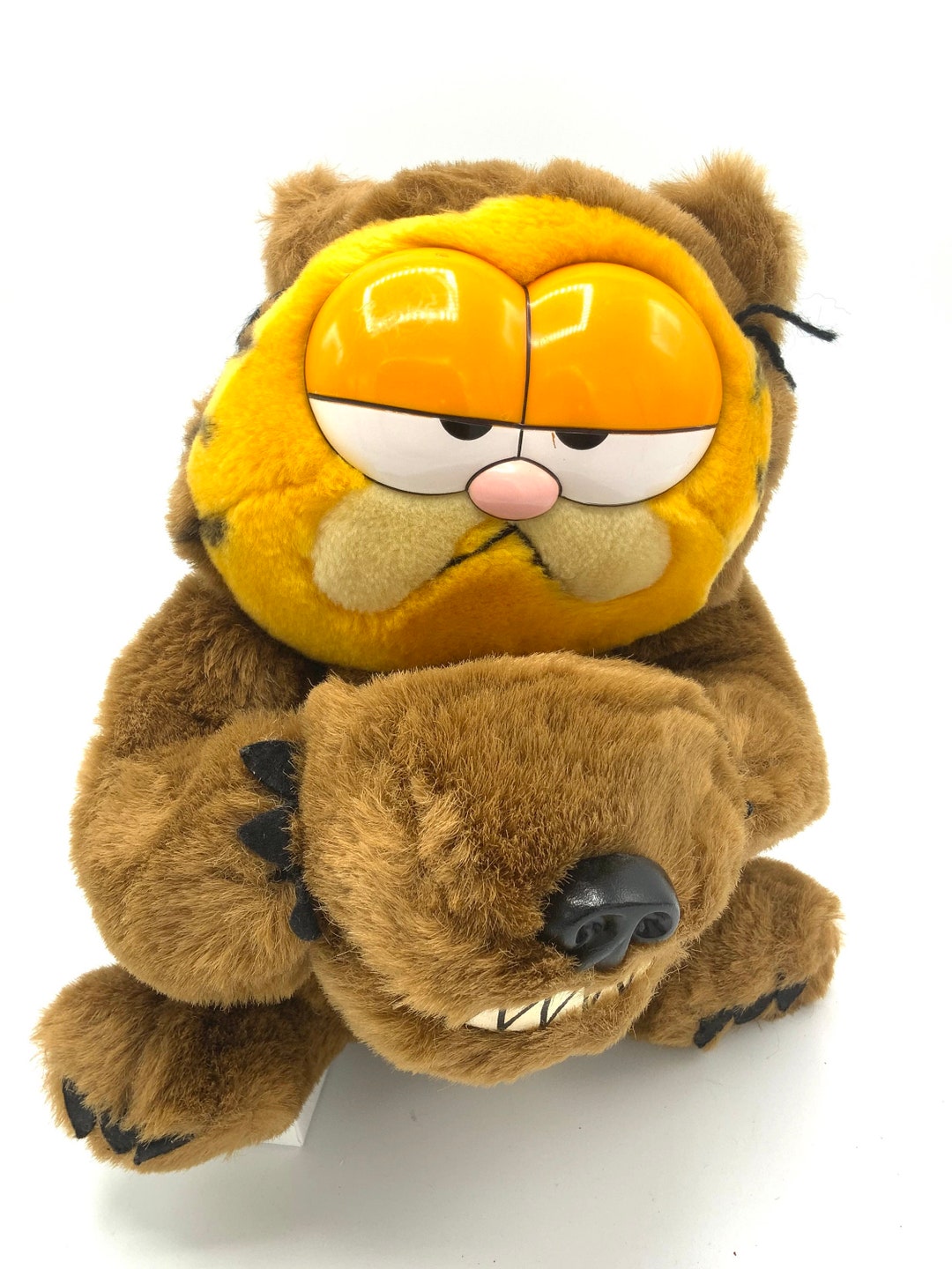 Gorgeous Collectible and Vintage Garfield as Bad Wolf Bear, Cat, Orange ...