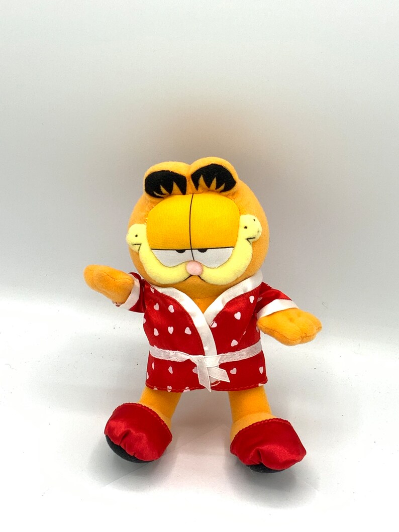 Gorgeous Collectible I Love You Garfield Cat Orange Hearts - Etsy