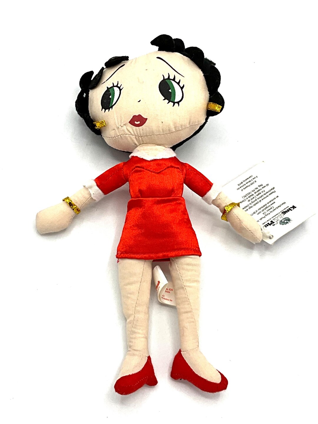 Gorgeous Collectible Betty Boop Stuff Doll With Red Dress. - Etsy