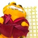 Gorgeous Collectible and Vintage Garfield Stuffed Animal With Red Robe ...