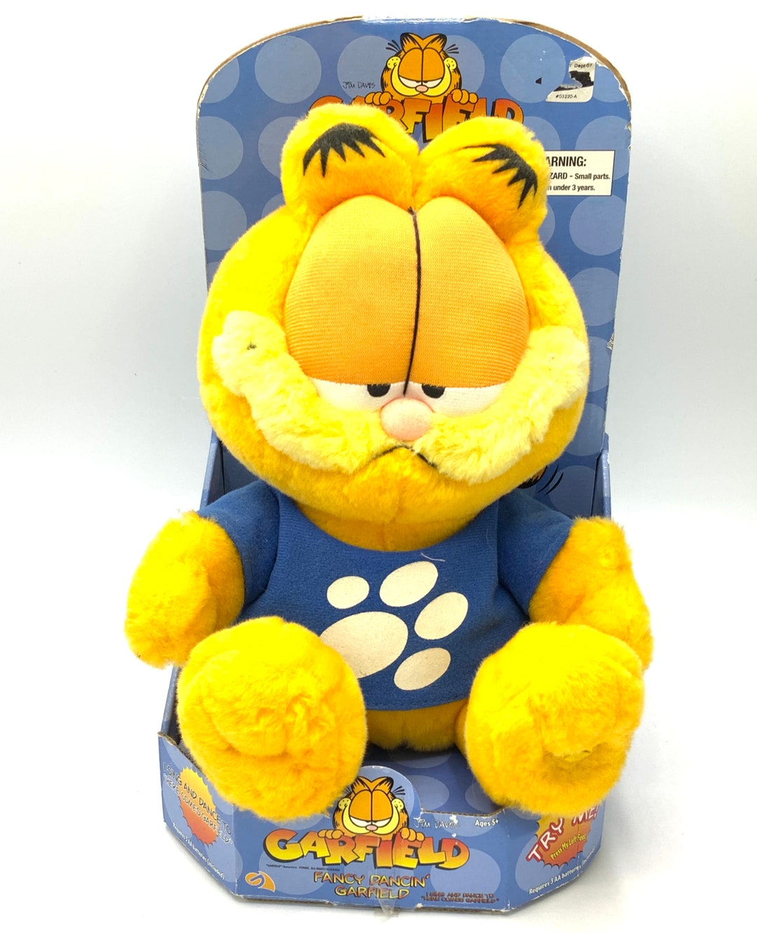 Gorgeous Collectible and Vintage Garfield. Gemmy, Orange, Stuffed, Cat ...