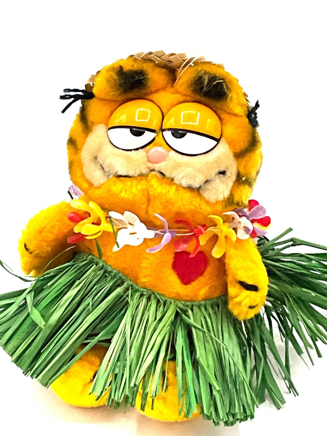 Gorgeous Collectible and Vintage Garfield Hawaii Stuffed Animal, Cat ...