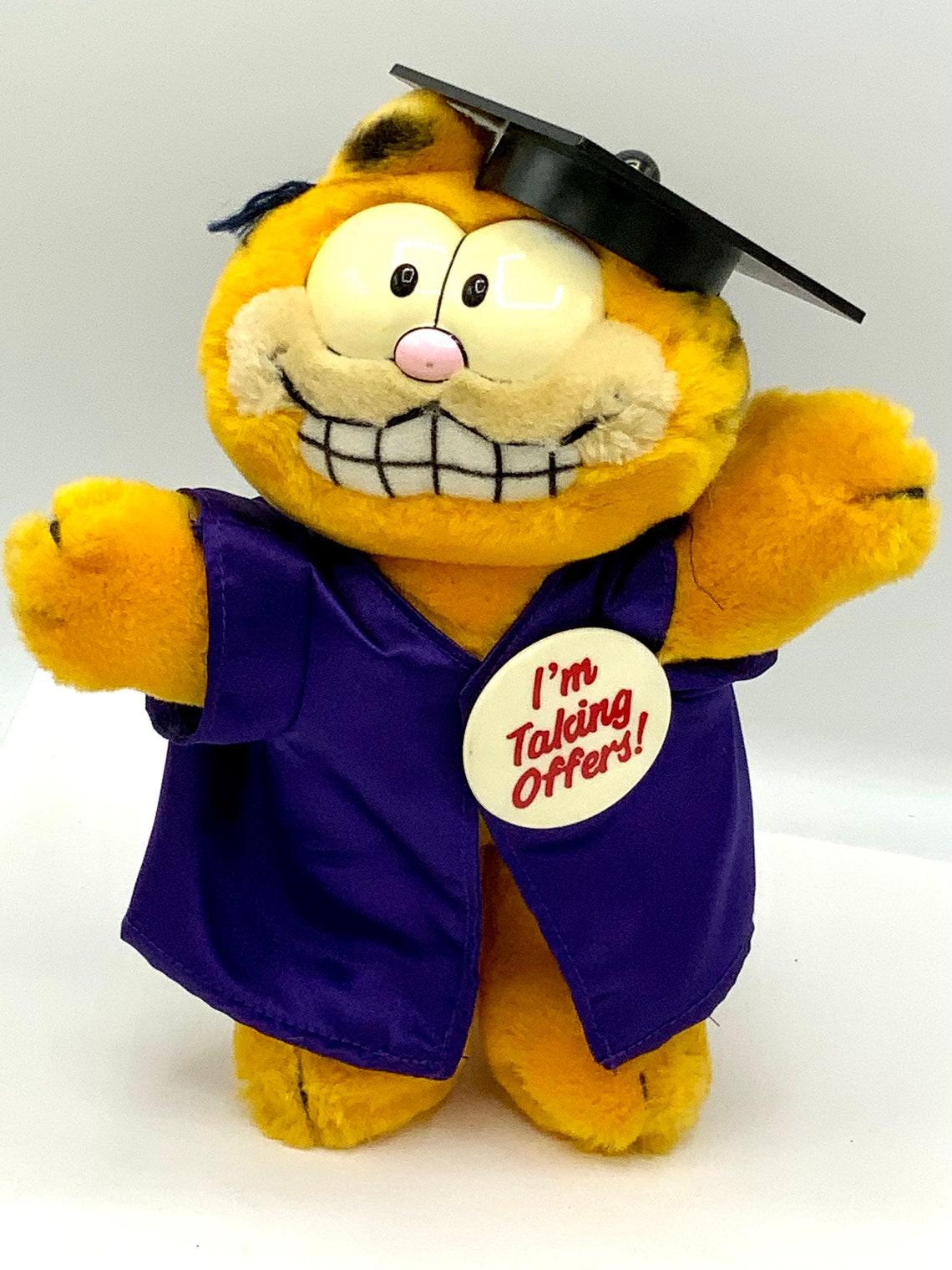 Gorgeous Collectible and Vintage Graduation Garfield Push - Etsy