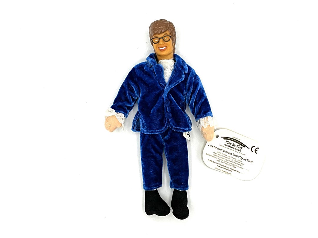 Gorgeous Collectible and Vintage Austin Powers Figure Plush Doll ...