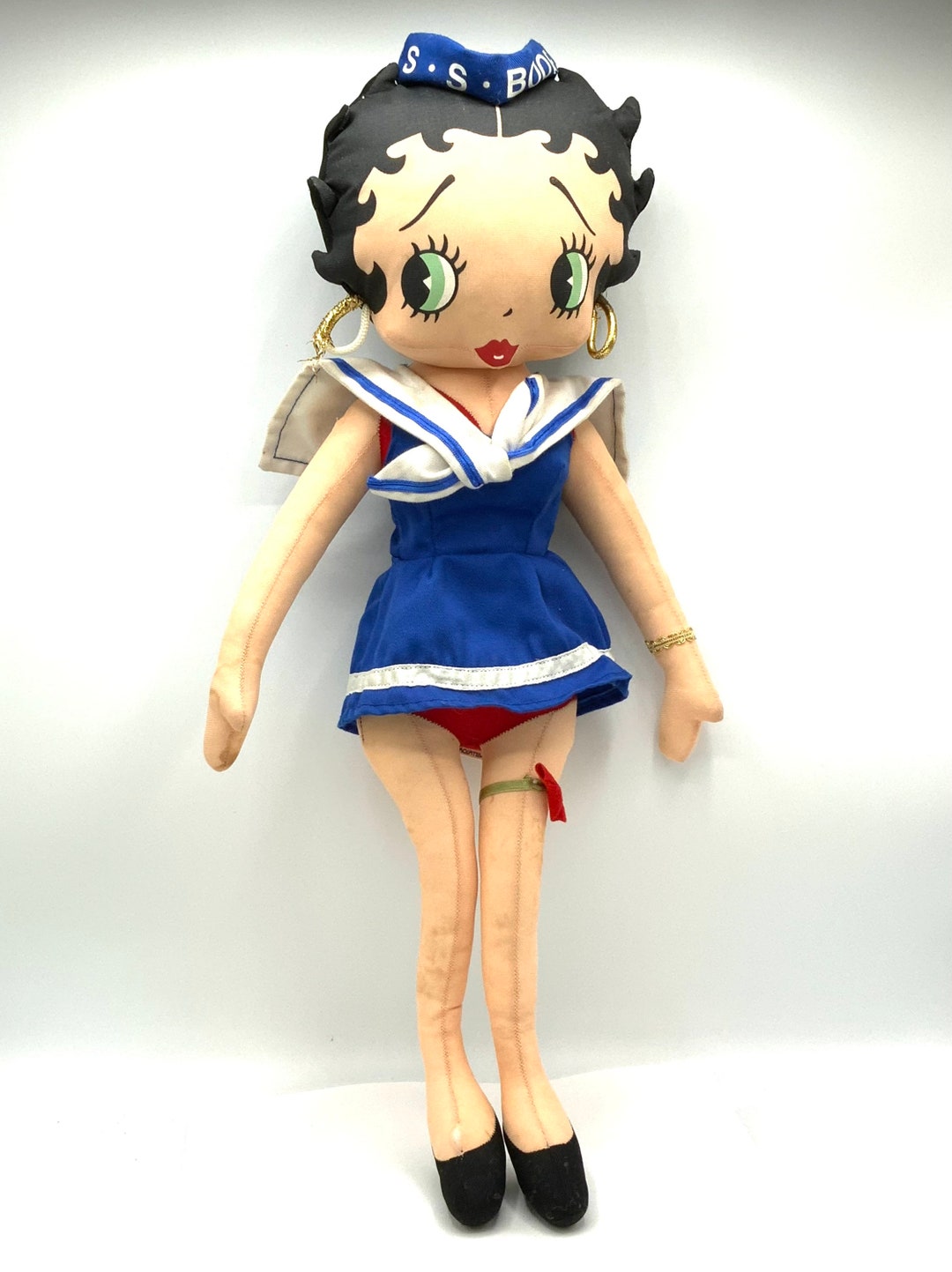 Gorgeous Collectible the Sailor Betty Boop Stuff Doll, Cartoon, Push ...
