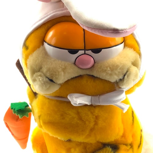 Gorgeous Collectible and Vintage Stuffed Garfield as a Rabbit - Etsy