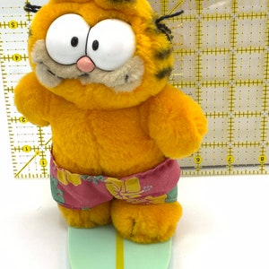 Gorgeous Collectible and Vintage Hawaiian Garfield With Surf Board and ...