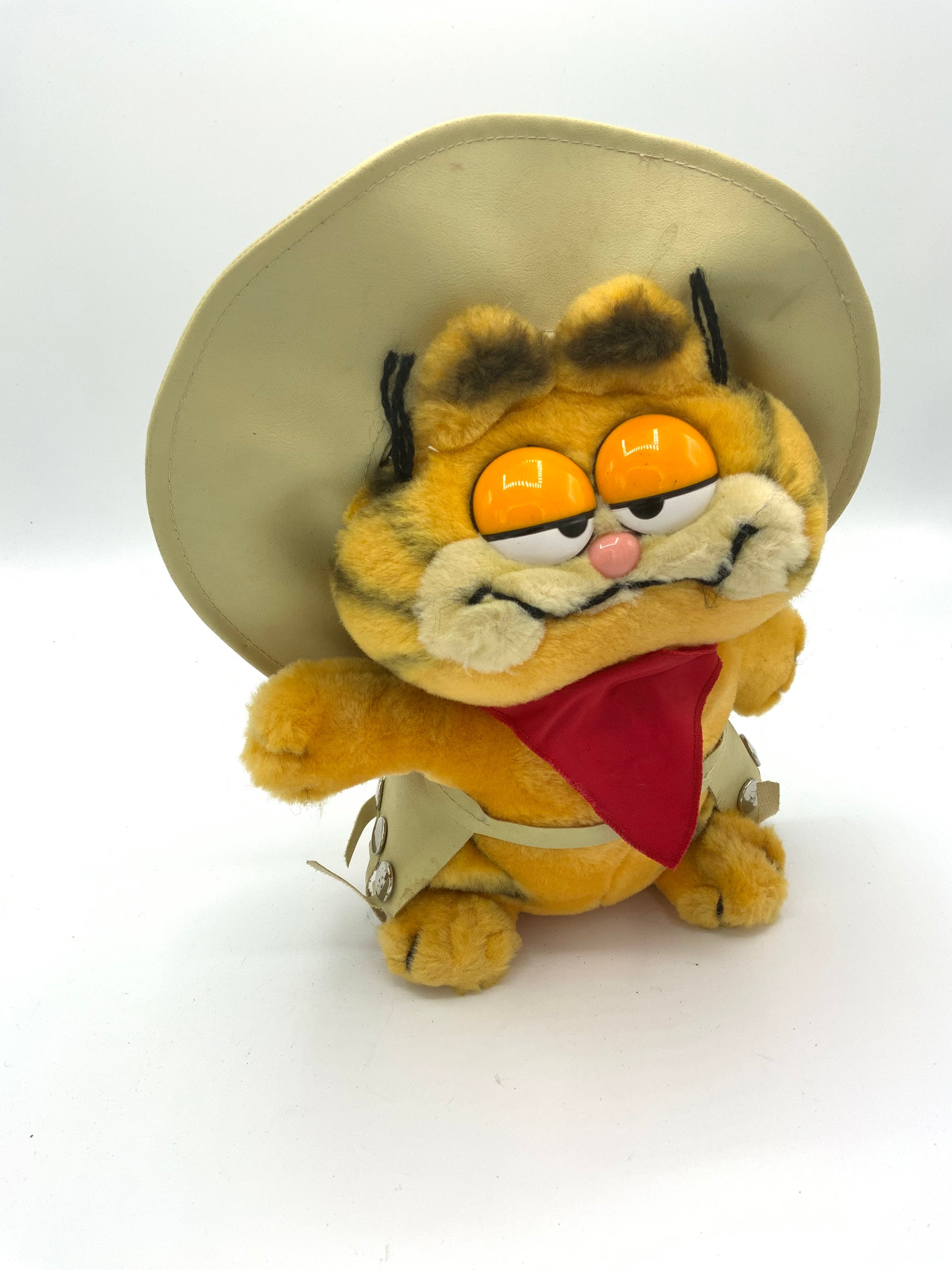 Gorgeous Collectible and Vintage Garfield as a Cowboy Catpush | Etsy