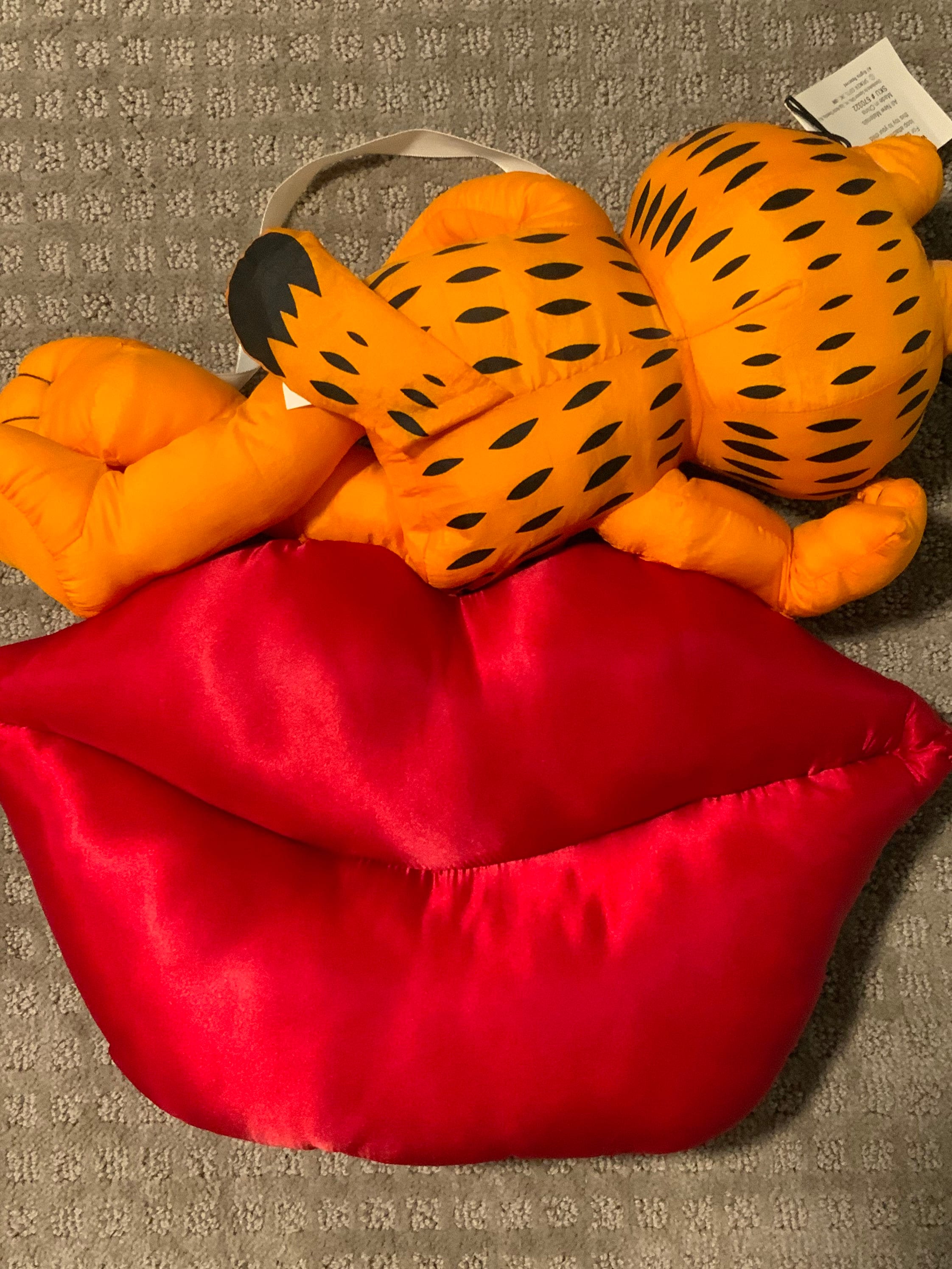 Gorgeous Collectible and Vintage Garfield With a Red Lips, Stuffed ...
