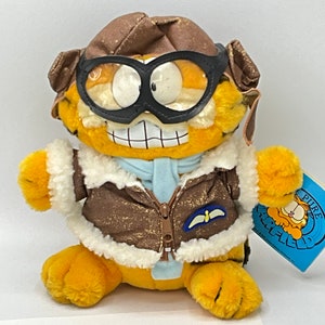 Gorgeous Collectible and Vintage Garfield as Pilot, With Glasses and ...