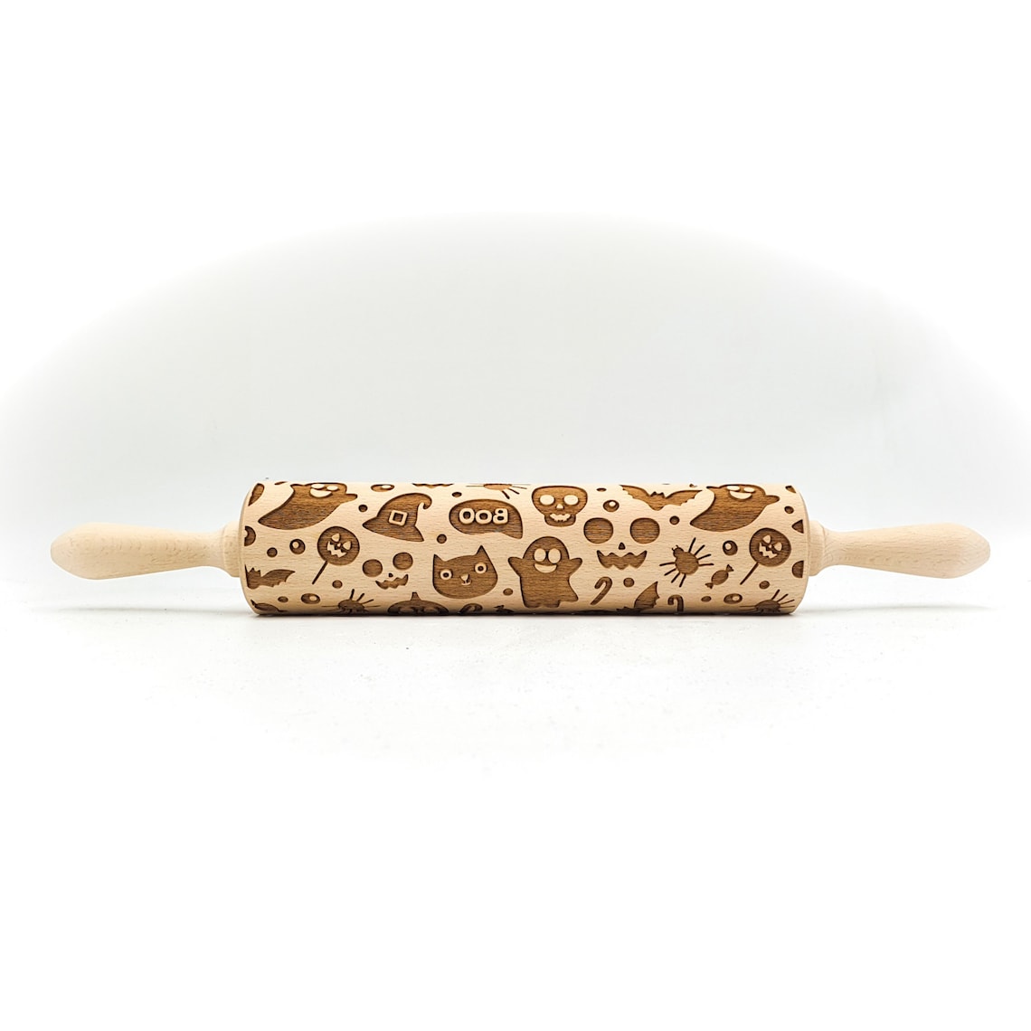 Boo Rolling Pin Embossing Rolling Pin Engraved Rolling Pin | Etsy