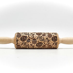 Super Easter Rolling Pin, Embossing Rolling Pin, Engraved Rolling Pin ...
