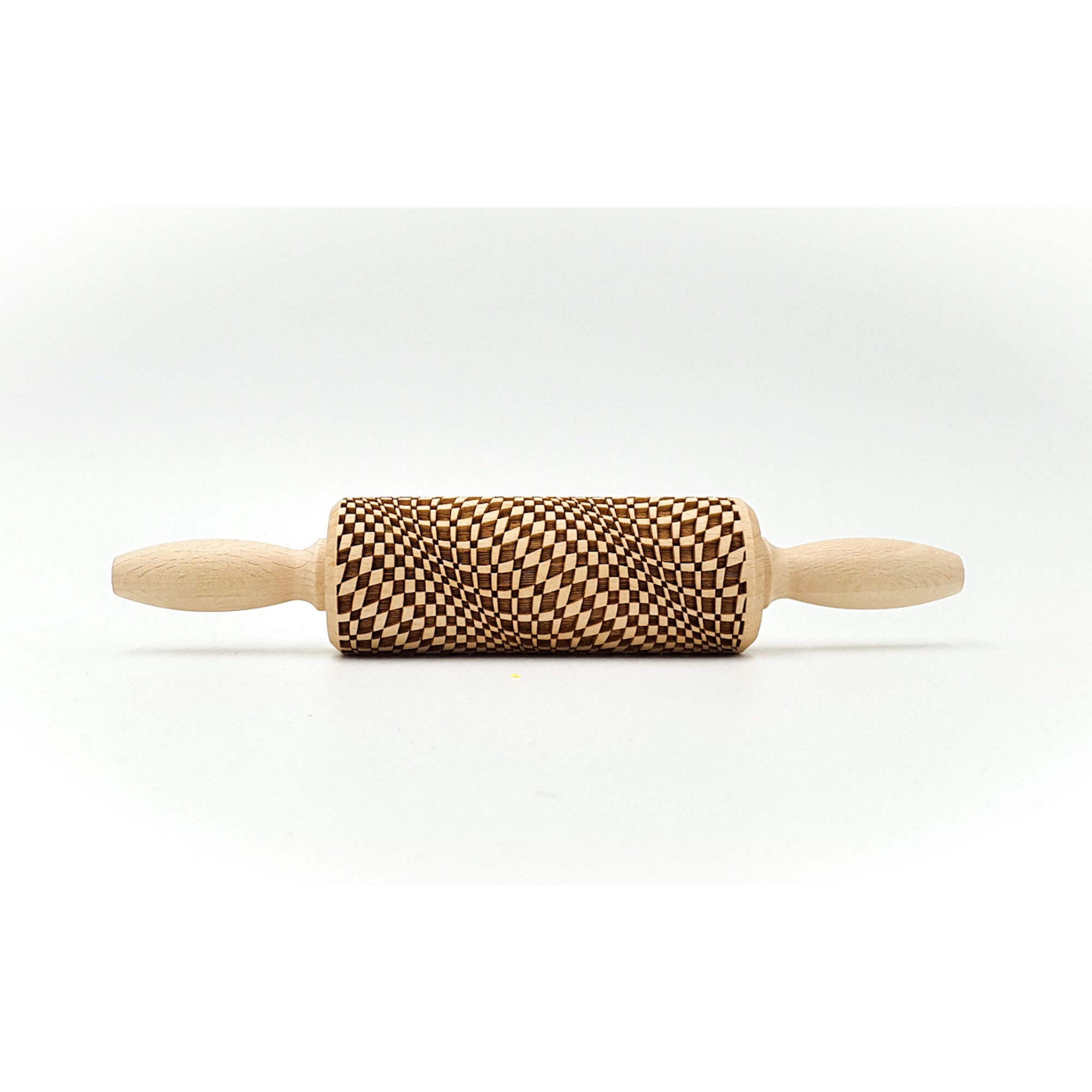 Square Wave Rolling Pin Embossing Rolling Pin Engraved - Etsy