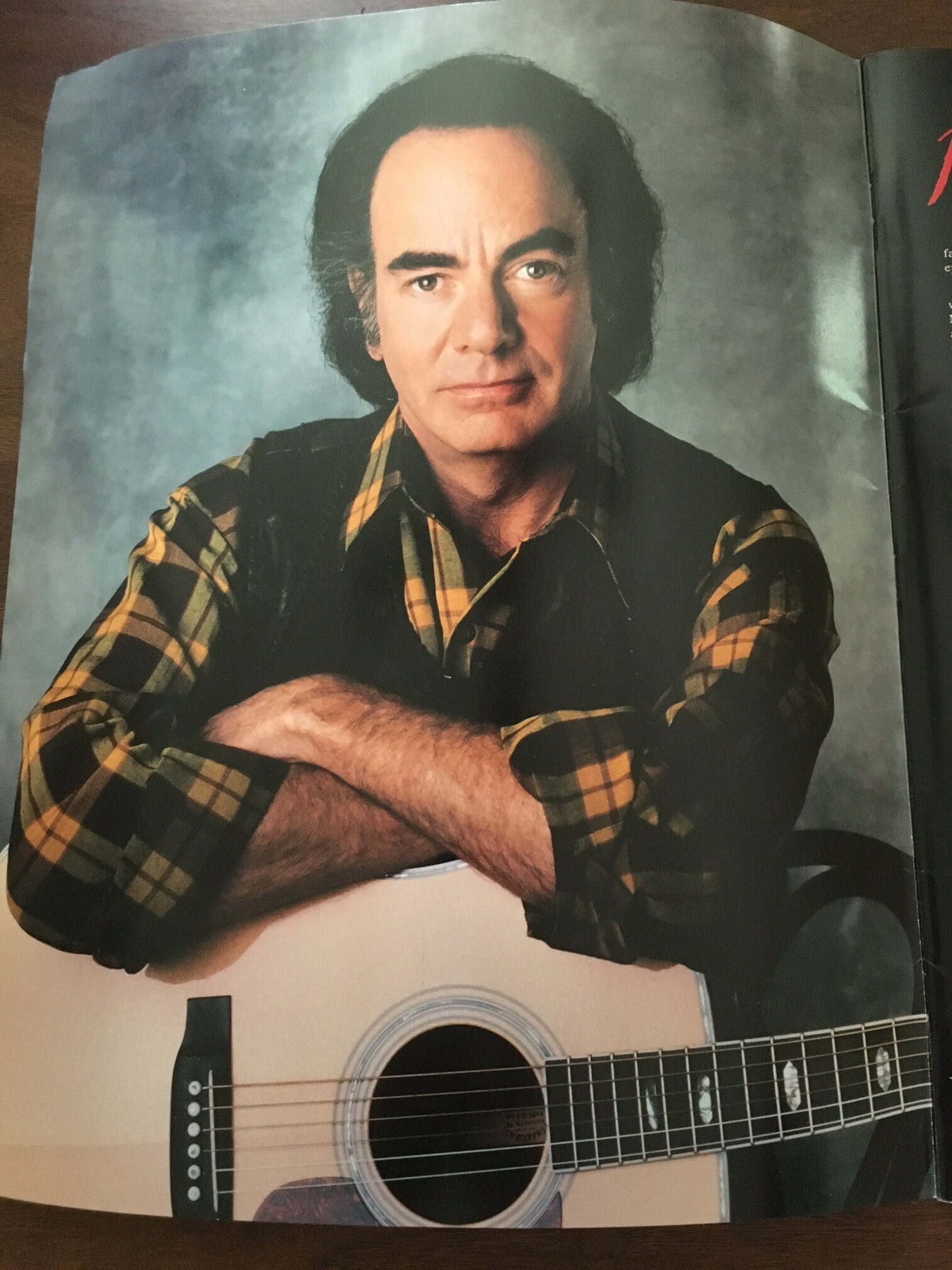Neil Diamond on Tour Concert Program 1996/concert Memorabilia - Etsy
