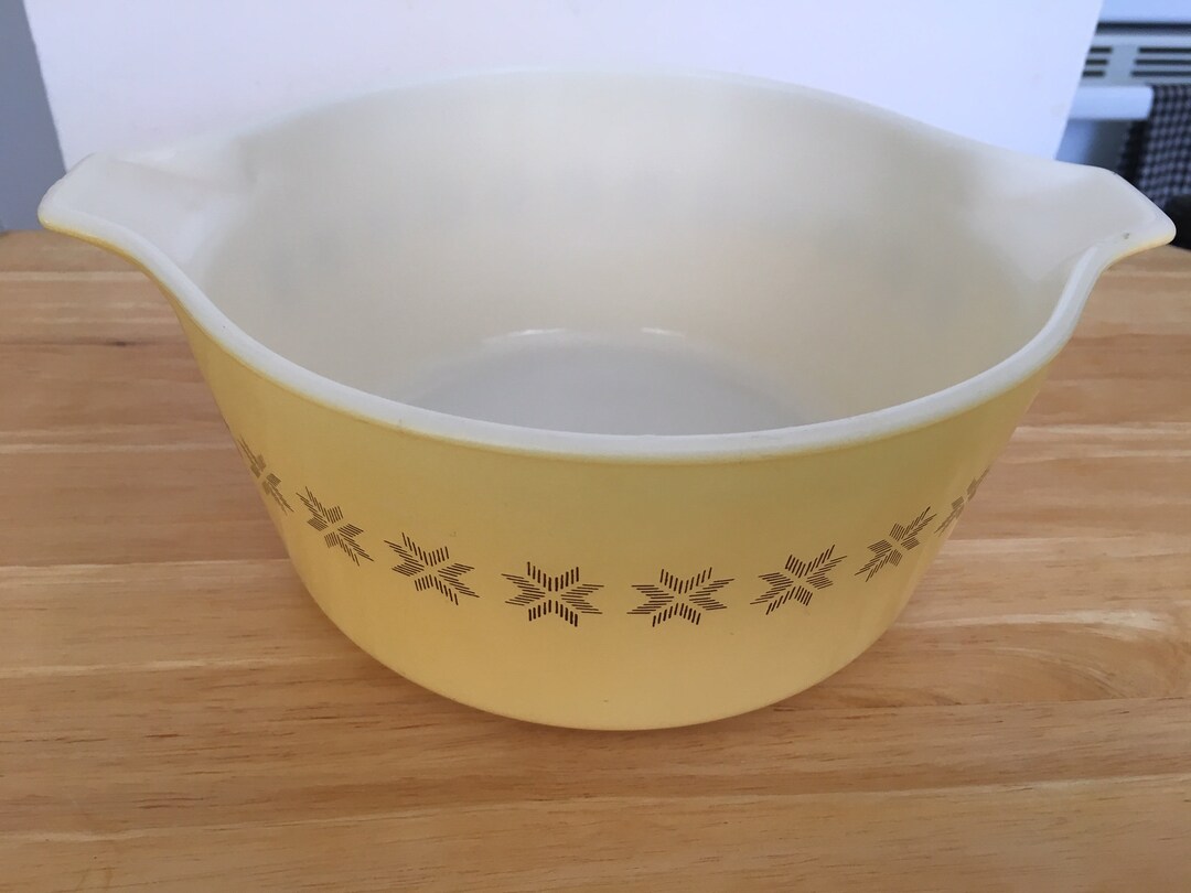 Vintage Pyrex Mid-century Town & Country Bowl, Made in USA, Ovenware - Etsy