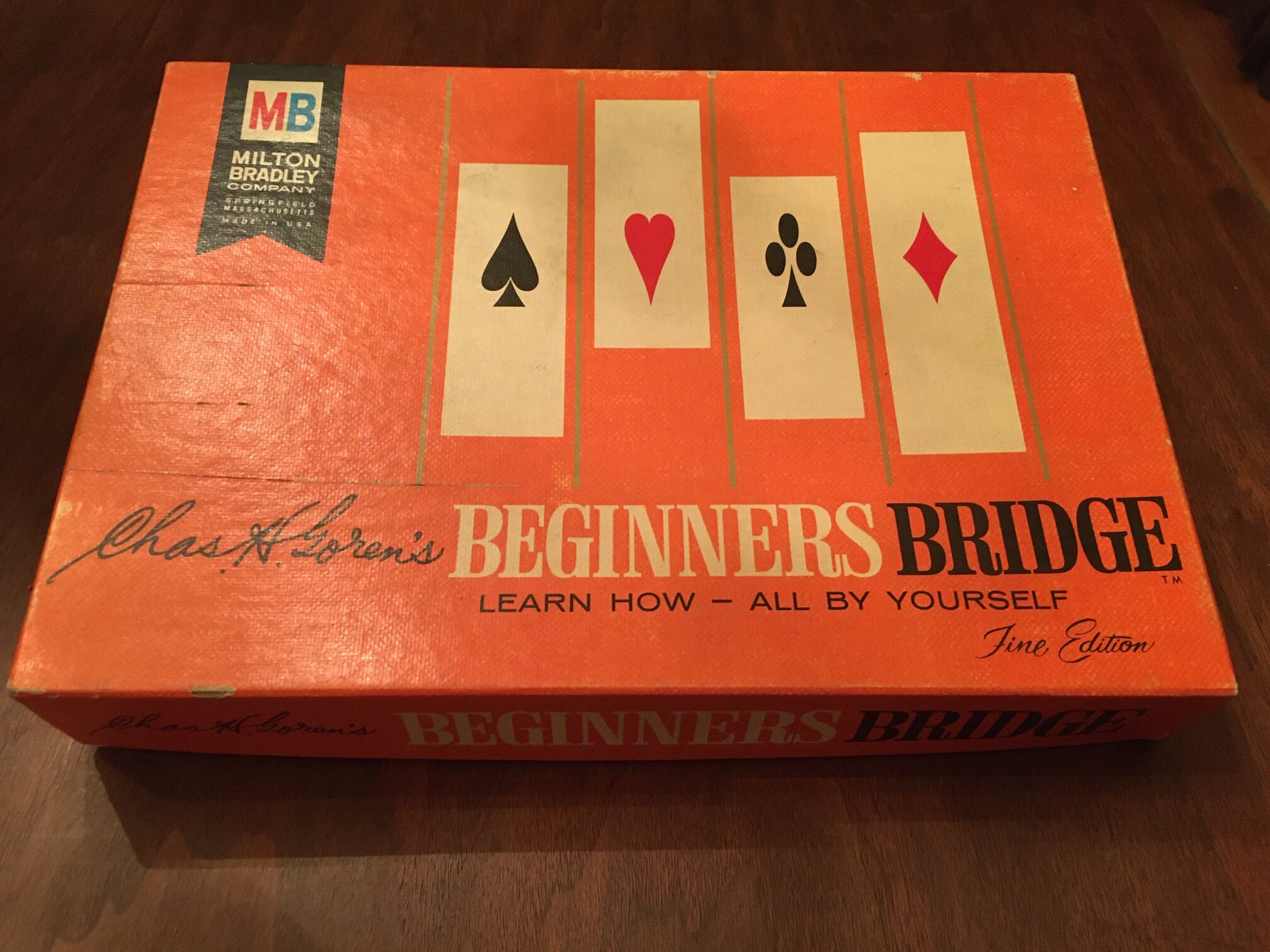 Vintage 1965 Beginners Bridge/chas H Goren's Fine Edition/ Milton ...