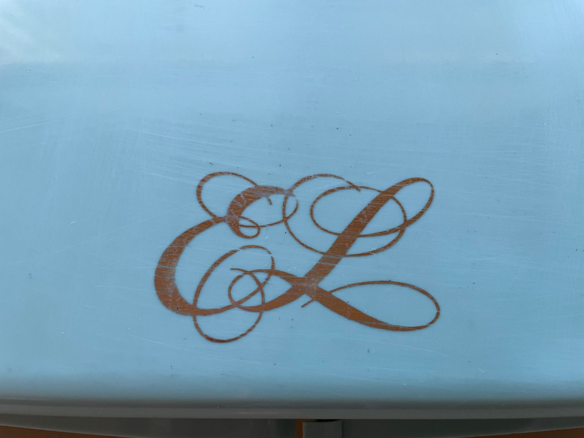 Vintage Estee Lauder Hard Plastic Makeup Case Box Turquoise Blue 12"x9 ...