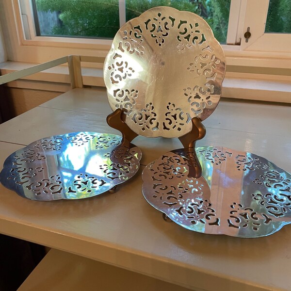 Silver Trivet - Etsy