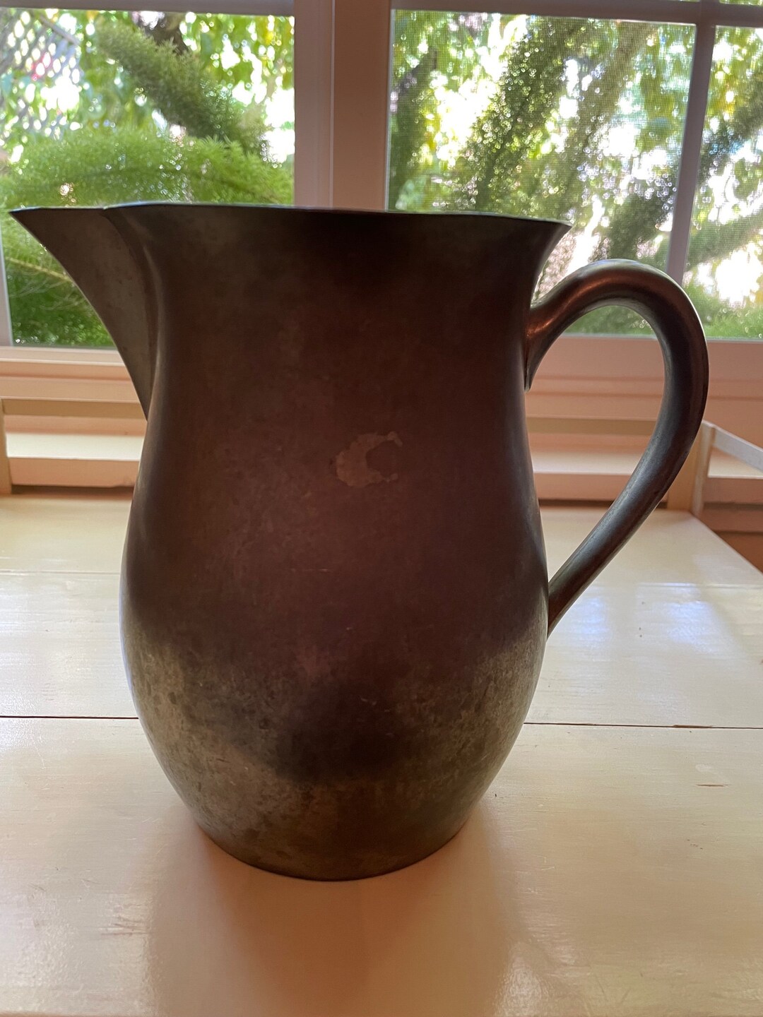 Crescent Pewter Pitcher 1504/crescent Silverware Mfg. Co/port Jervis ...