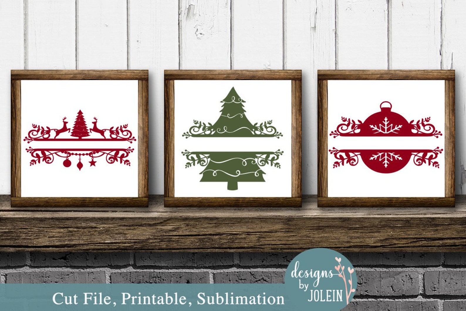 Farmhouse Christmas Bundle of Designs SVG Png Eps Jpeg - Etsy