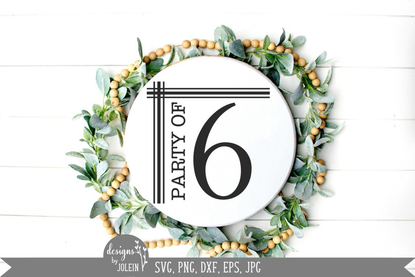 Party of 5 Party of 4 Party of 3 Svg Farmhouse SVG Png - Etsy