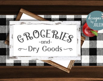 Dry Goods Svg | Etsy