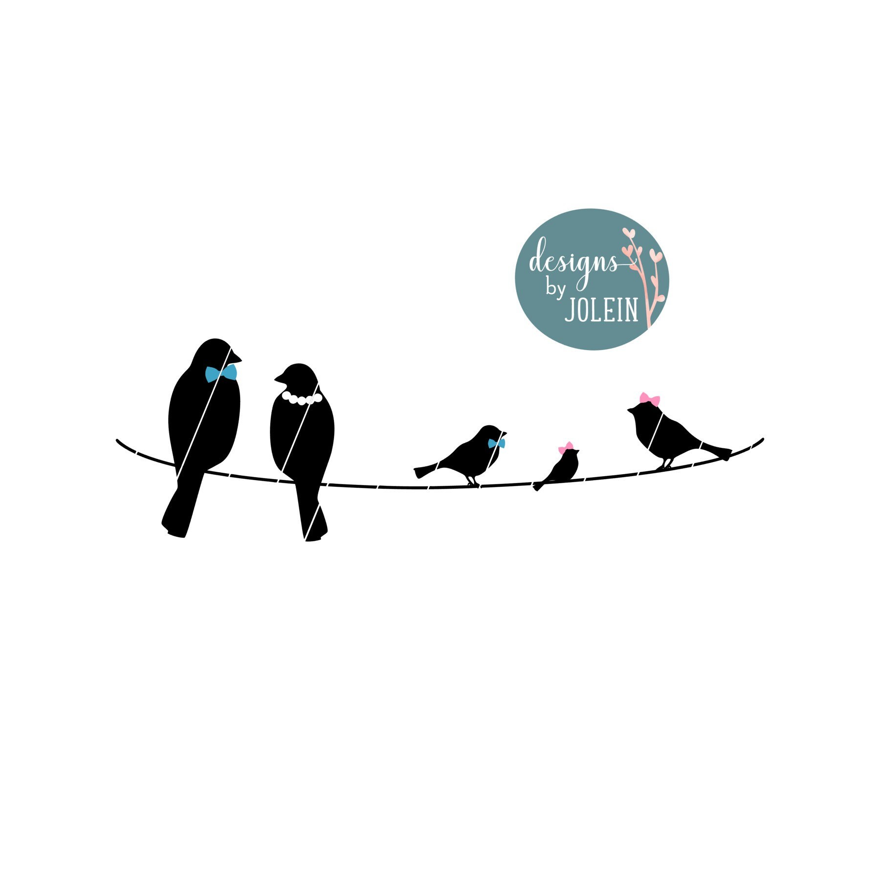 Cut File Birds on a Wire Farmhouse SVG Png Jpeg Dxf - Etsy