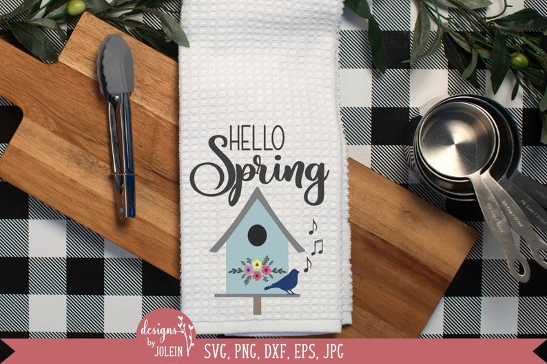 Hello Spring Svg Birdhouse SVG Farmhouse SVG Png Eps | Etsy