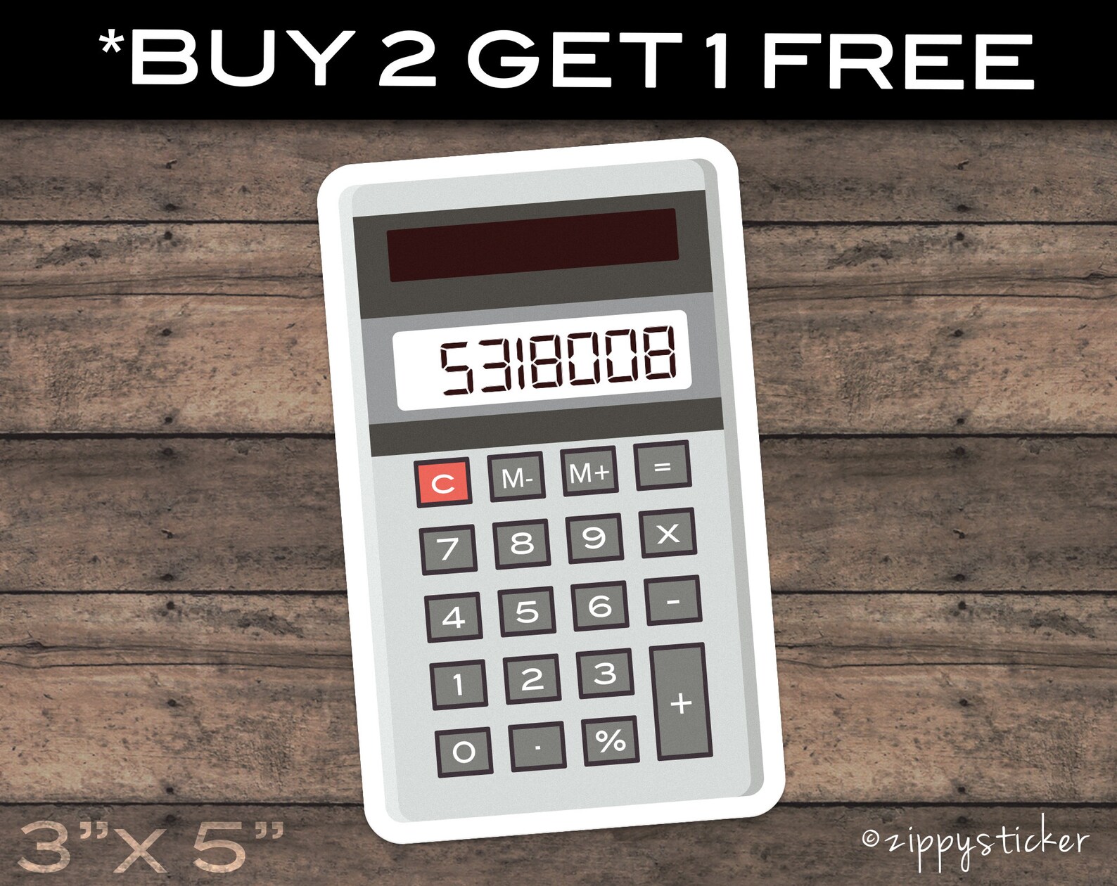 Calculator Boobies Sticker Vinyl Window Laptop Car Truck | Etsy