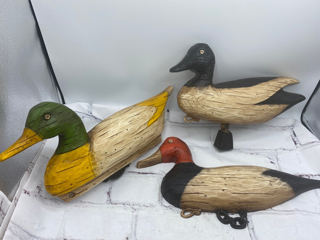 Set of 3 1960’s Syroco Resin Duck Decoys Man Cave! - Etsy