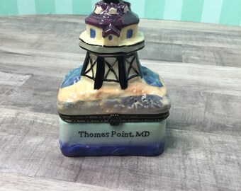 Lighthouse Trinket Box - Etsy