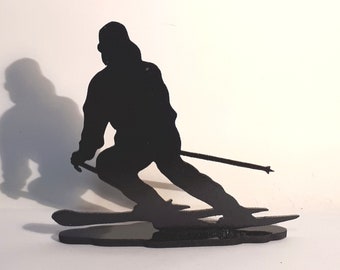 Snow Skier Figurine - Etsy