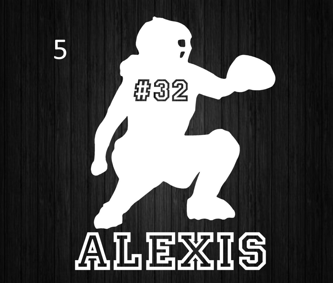 Personalized Softball Decals | Etsy