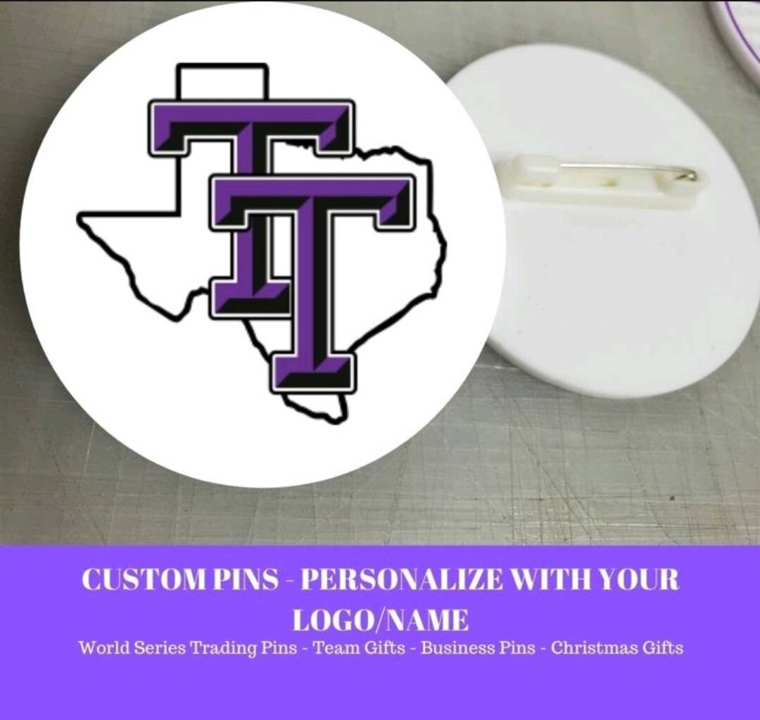 CUSTOM Pins - Personalize With Your Logo/name.-world Series Trading ...