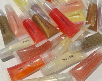 Lip Gloss Bundle Gift Set Lip Fruity Balm Moisturizer Set Kit Free Gift ...