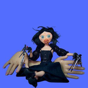 Long Furby Custom Stuffed Animal Cursed Art Dolls Weird Funny Gifts ...